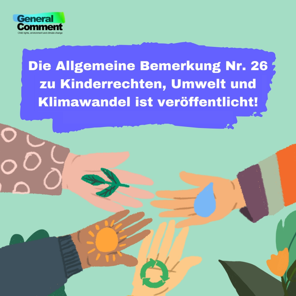 Die Allgemeine Bemerkung Nr. 26 zu Kinderrechten, Umwelt und ...